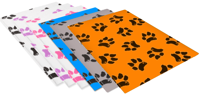 Dog Paw Print Pet Vet Mat | Pet Vet Mat